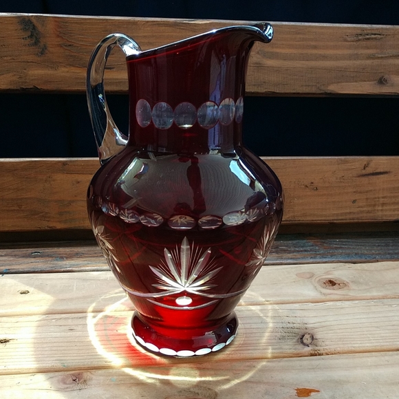 Nachtmann Bohemian Czech | Kitchen | Vtg Nachtmann Bohemian Czech Ruby ...